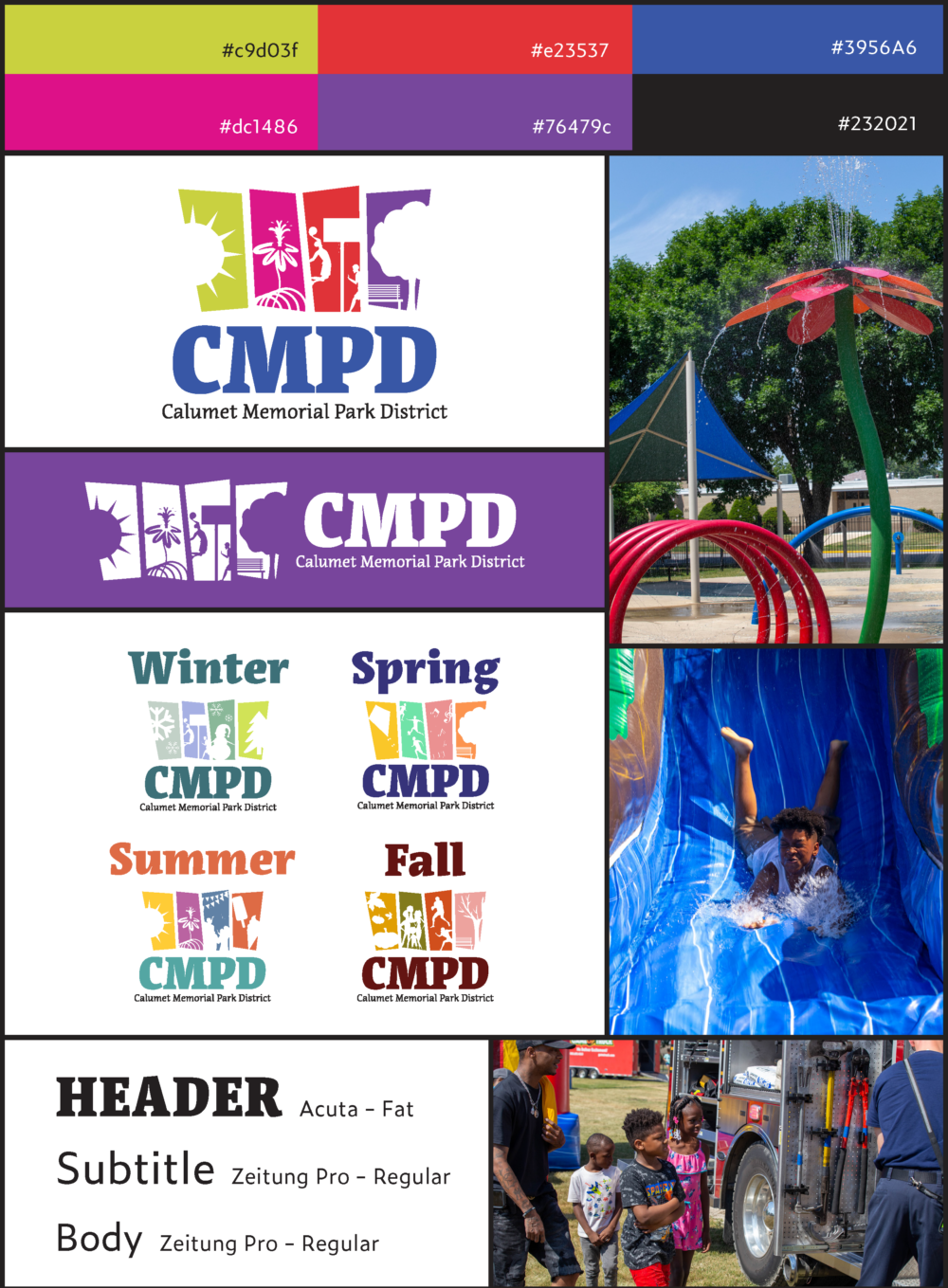 Calumet Memorial Park District Logo Design